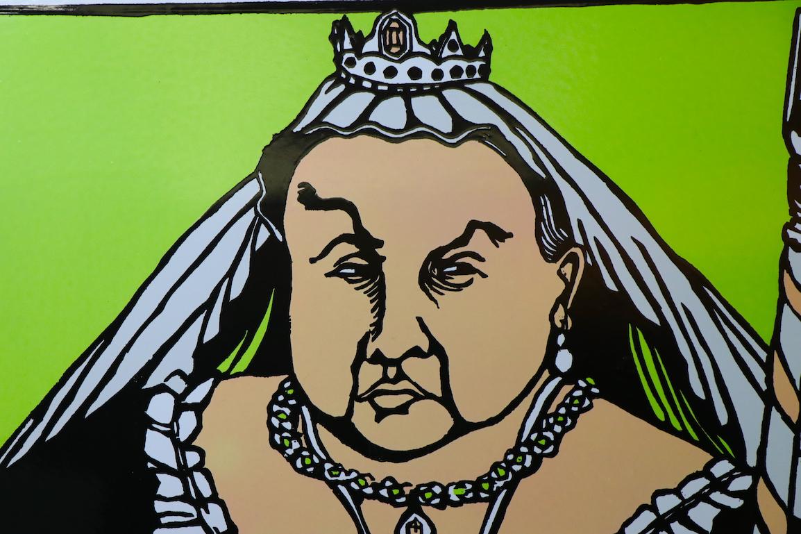 Pop Art Graphic Design Advertising Sign Queen Victoria by Lars Hokanson ...
