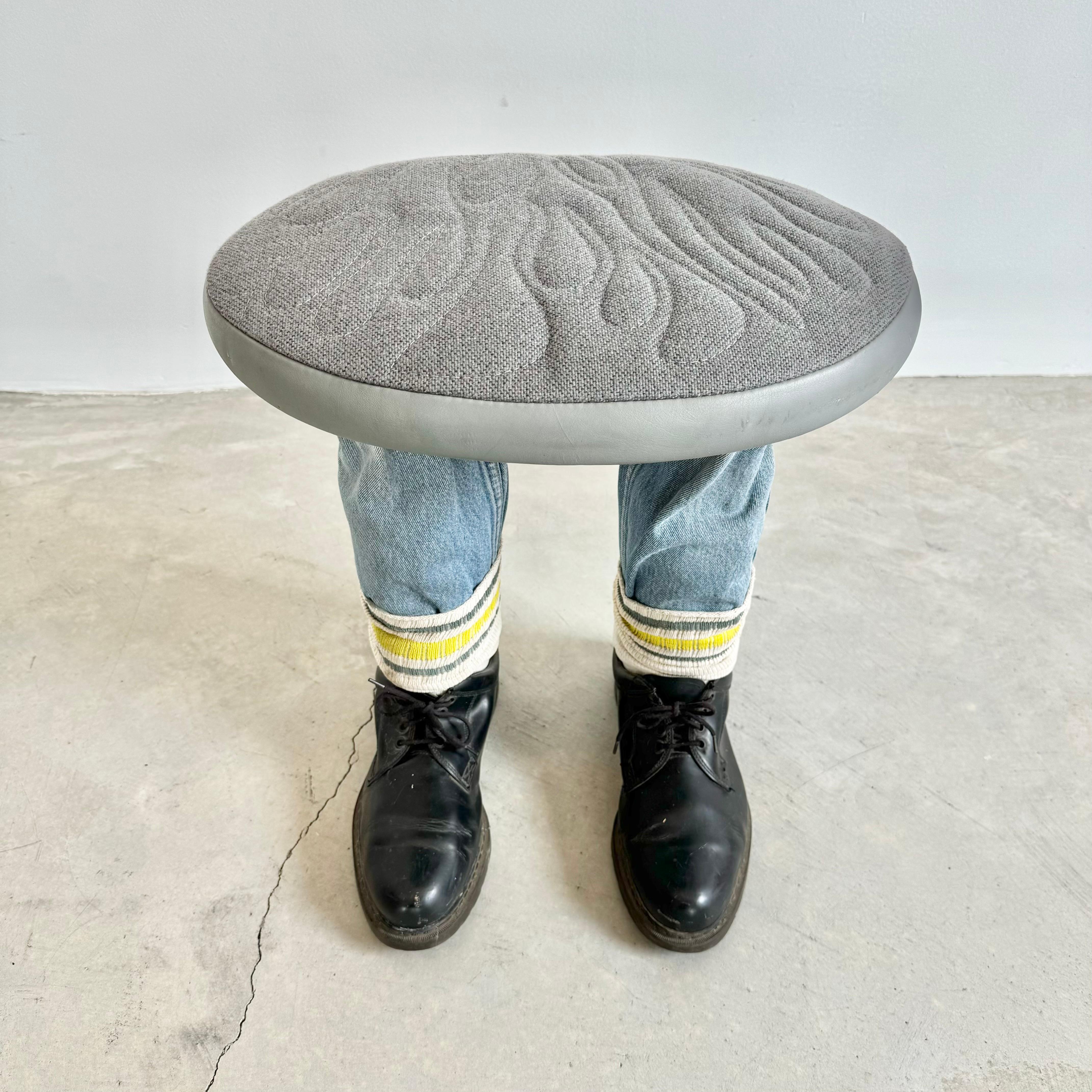 Pop-Art Legs with Work Shoes Stool, 1990s USA For Sale at 1stDibs