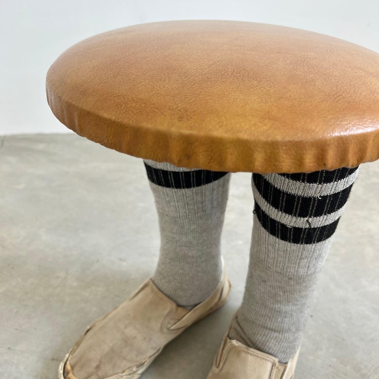 Pop-Art Shoes and Socks Footstool, 1980s USA at 1stDibs