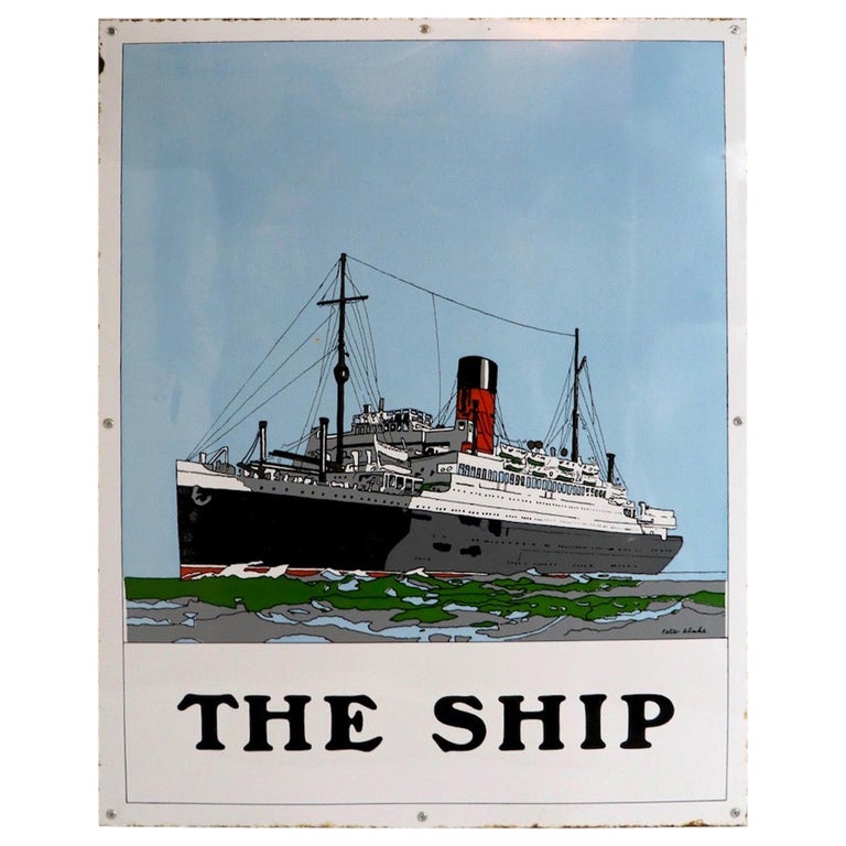 Pop Art Sign by Peter Blake at 1stDibs
