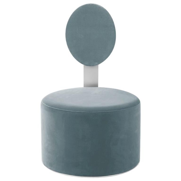 Bau Rouge Contemporary Chair in Steel and Stone Sheet For Sale at 1stDibs