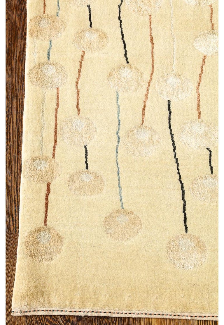 Orley Shabahang "Poppies" Art Deco Persian Rug, 10x14 For Sale at 1stDibs