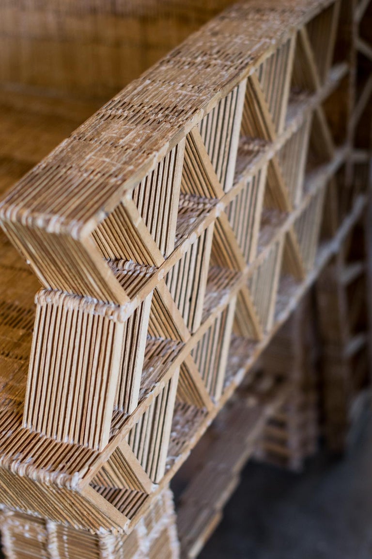 Popsicle Stick Tramp Art Chair at 1stDibs