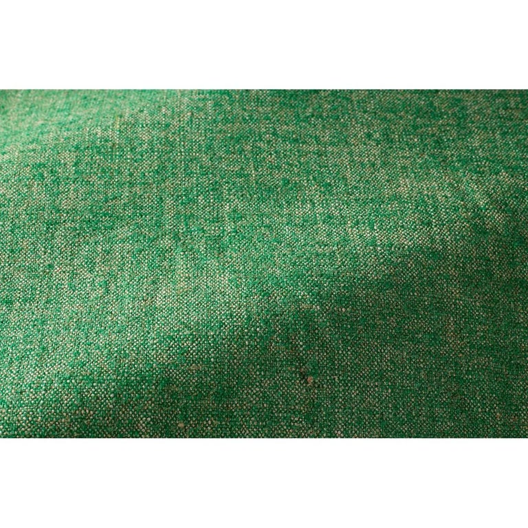 Popus Editions Giovanna 2.5 Seater Sofa in Emerald London Linen Fabric ...