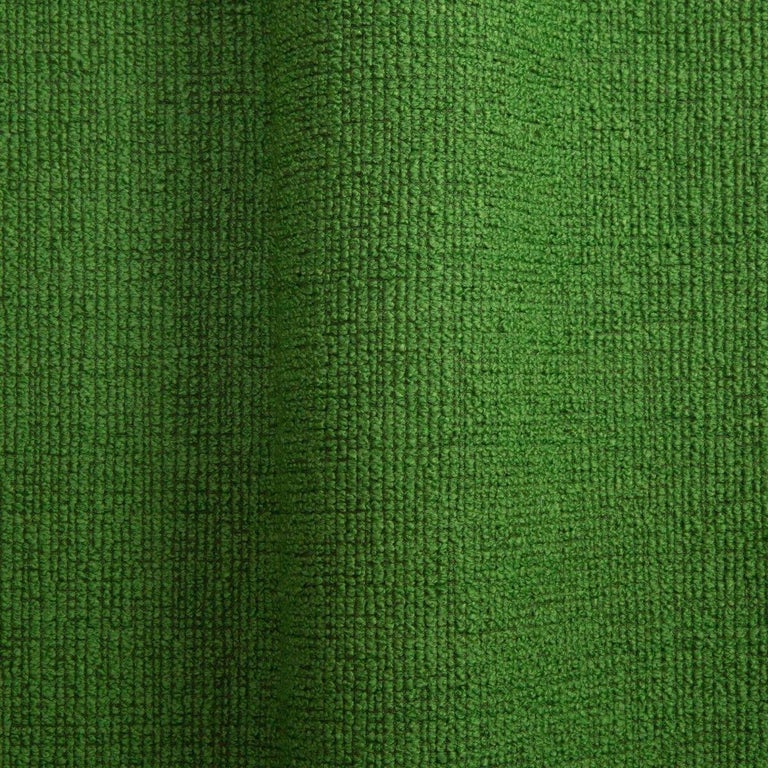 Popus Editions Giovanna 4 Seater Sofa in Grass Megeve Fabric with Knit ...