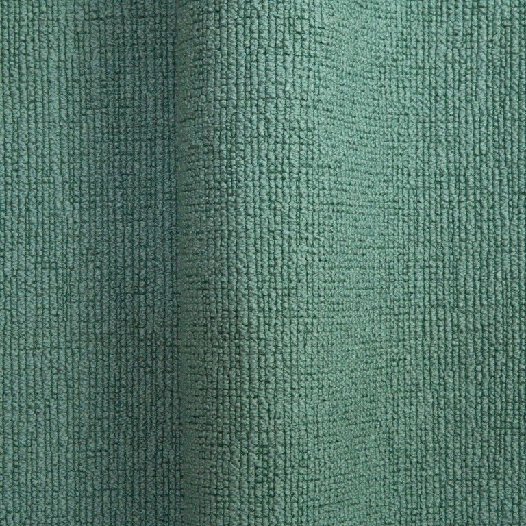 Popus Editions Giovanna 4 Seater Sofa in Mint Megeve Fabric with a Knit ...