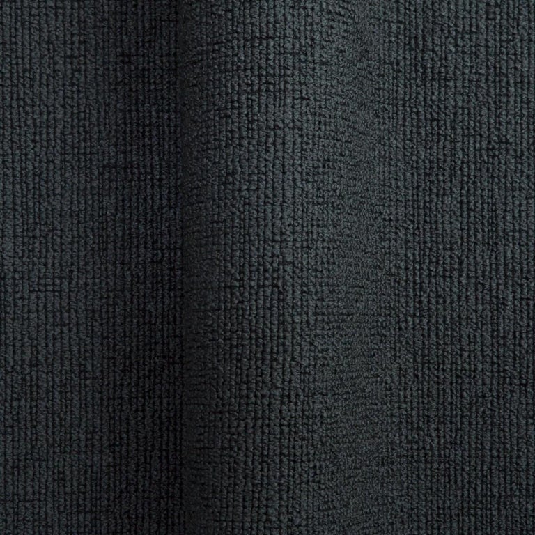 Popus Editions Graziella 3 Seater Sofa in Anthracite Megeve Fabric Knit ...
