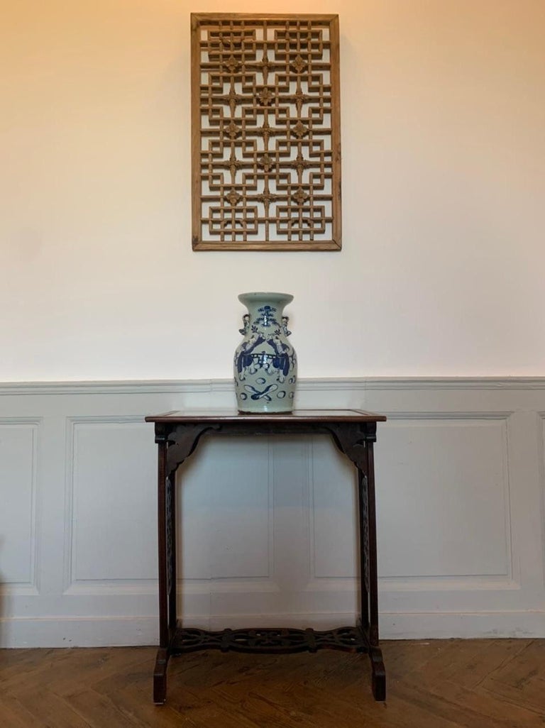 Porcelain Baluster Vase "Blanc Bleu" China 19th Century For Sale at ...