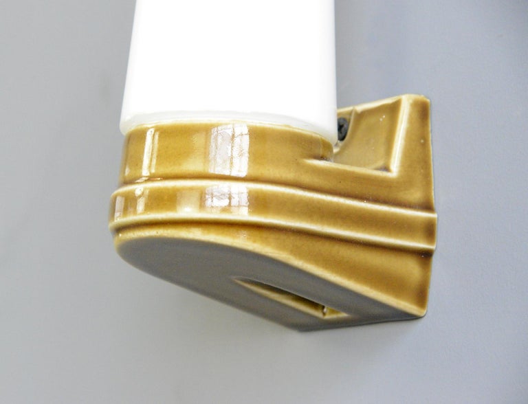 Porcelain Bathroom Light by Sigvard Bernadotte for Ifo, circa 1960s For ...