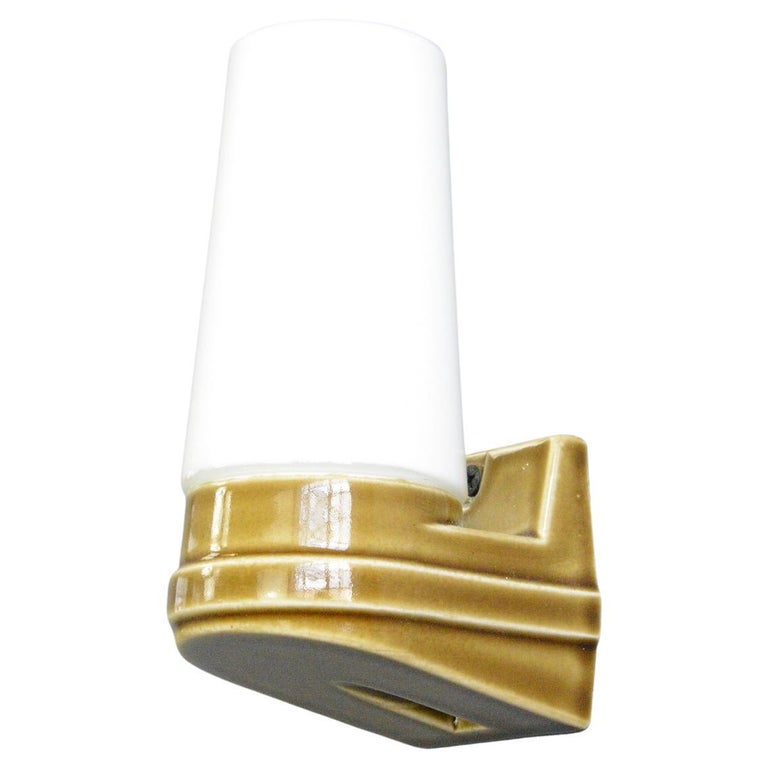 Porcelain Bathroom Light by Sigvard Bernadotte for Ifo, circa 1960s For ...