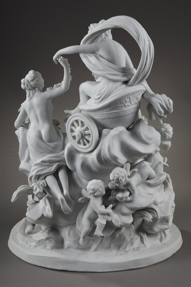 Porcelain Bisque "The Triumph of Beauty" After a Model of Sevres at 1stDibs