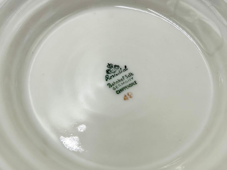 Porcelain Bowl, Rosenthal Chippendale, Germany, 1943-1948 For Sale at ...