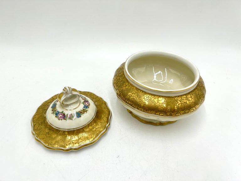 Porcelain Box, Rosenthal Chippendale, Germany, 1949 For Sale at 1stDibs