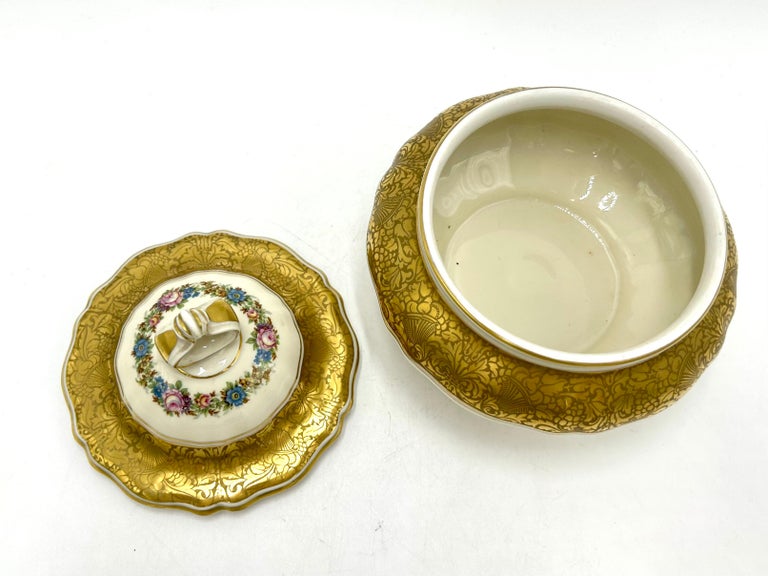 Porcelain Box, Rosenthal Chippendale, Germany, 1949 For Sale at 1stDibs