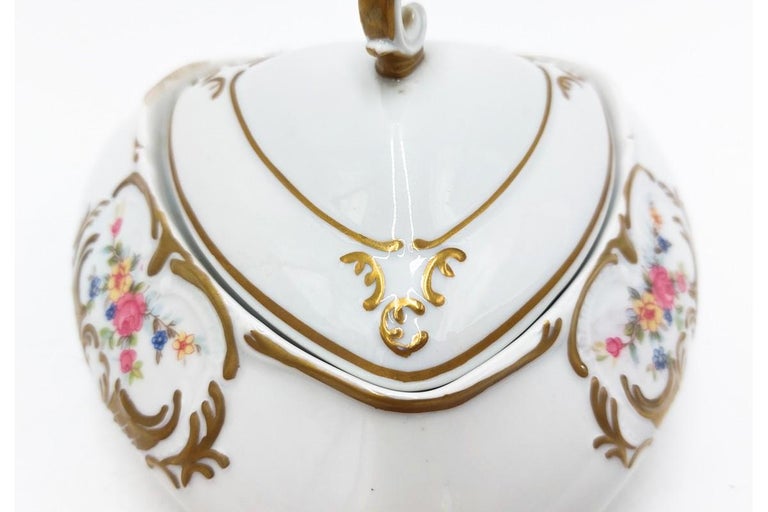 Porcelain Caket Box, Poland, 1960s For Sale at 1stDibs