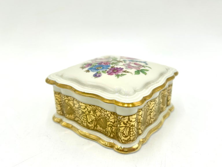 Porcelain Casket - Box, Rosenthal Chippendale, Germany, 1949 For Sale ...