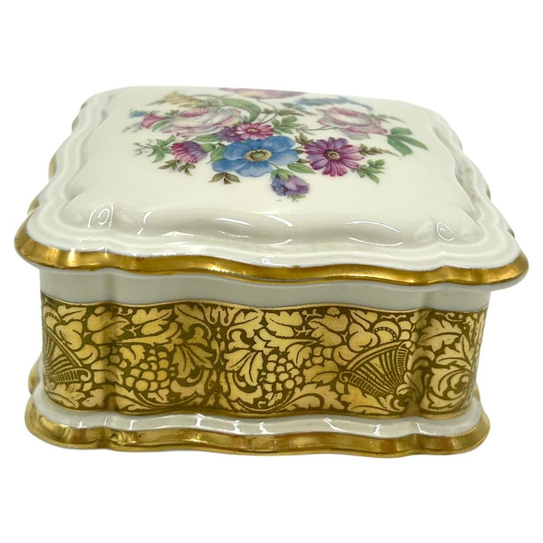 Porcelain Casket - Box, Rosenthal Chippendale, Germany, 1949 For Sale ...