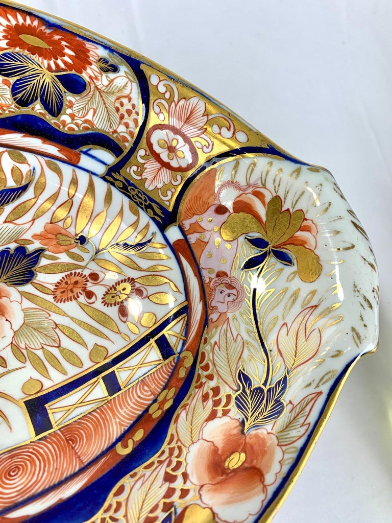 Porcelain Centerpiece in Coalport's Admiral Nelson Pattern England ...