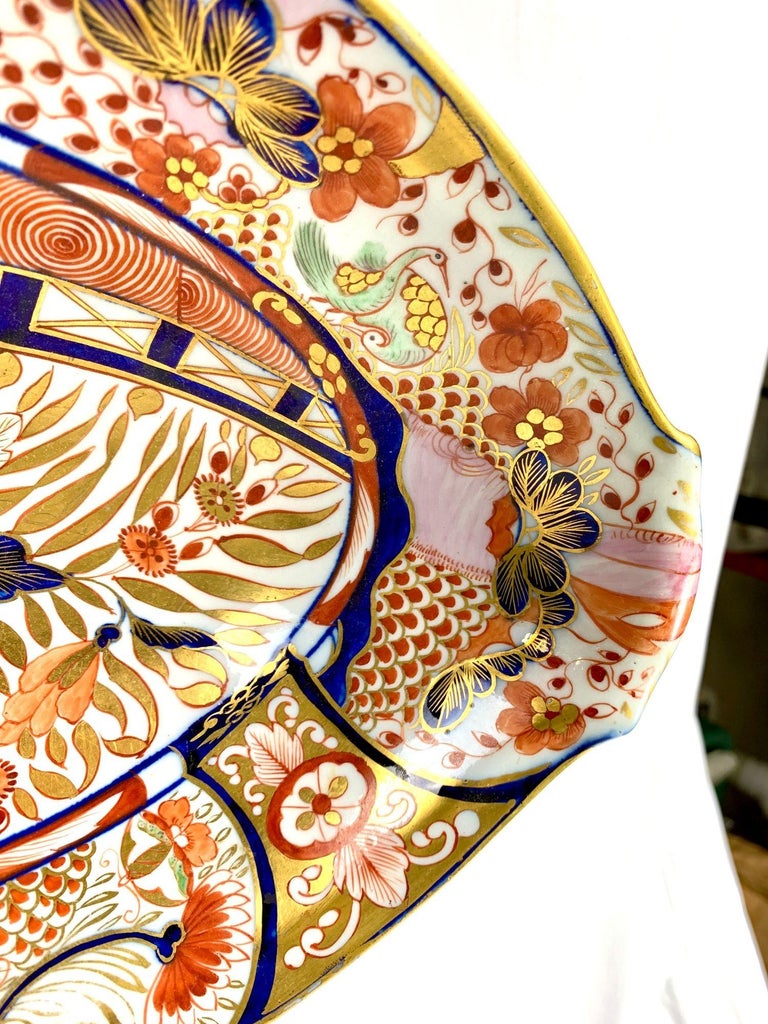 Porcelain Centerpiece in Coalport's Admiral Nelson Pattern England ...