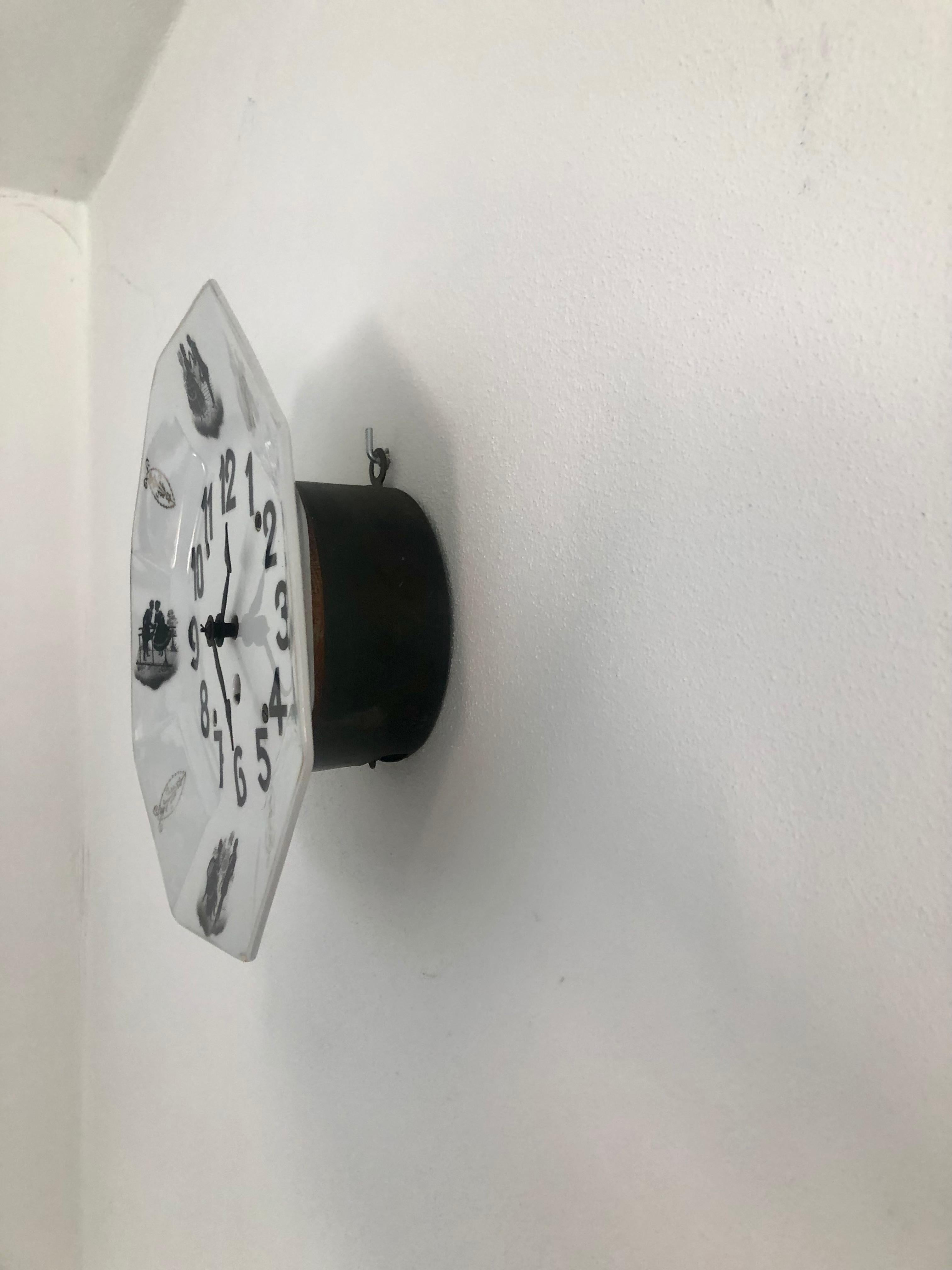 Porcelain Clock Rokoko Style, Germany For Sale at 1stDibs