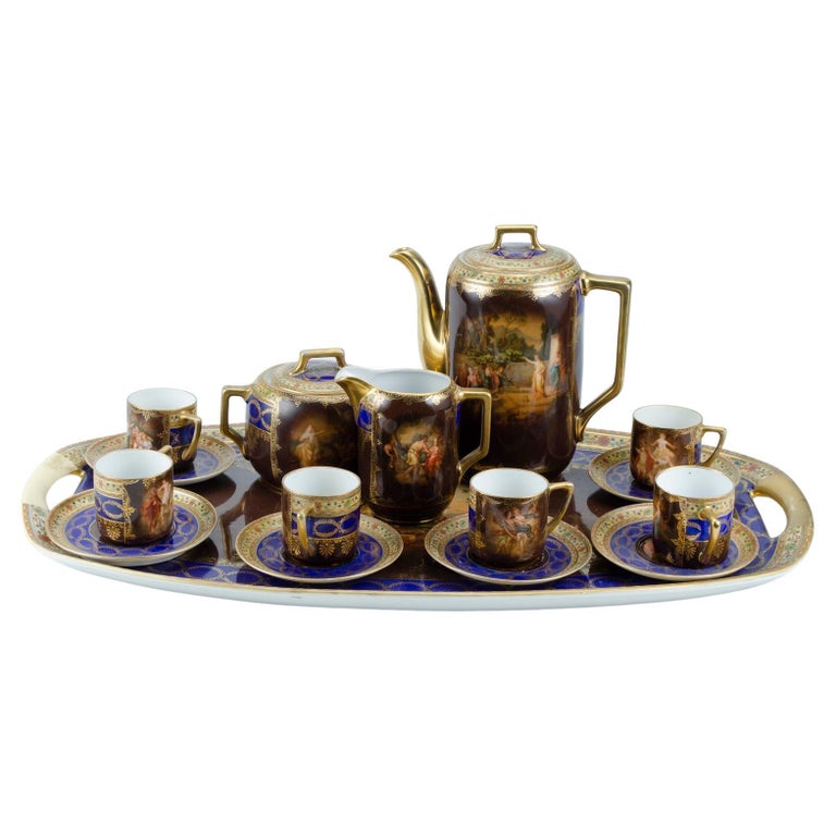 Porcelain Coffee Set For Sale at 1stDibs