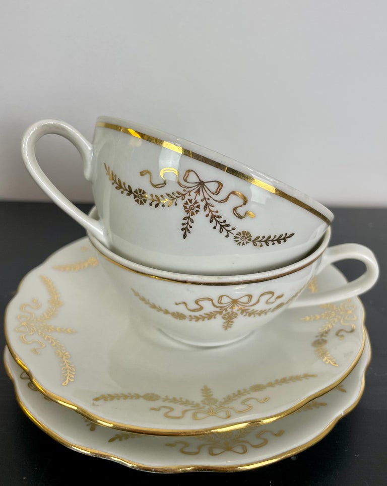 French porcelain Coffee / Tea Service for 10 People For Sale at 1stDibs