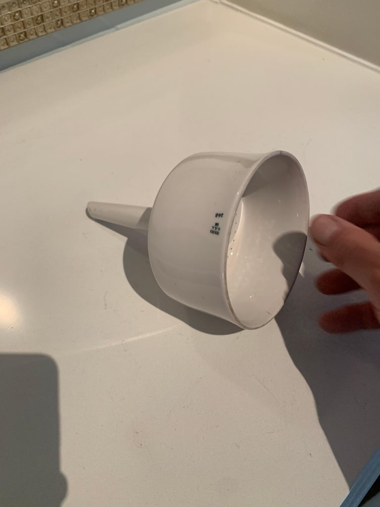 Porcelain Coors Pottery Funnel ca 1930 For Sale at 1stDibs