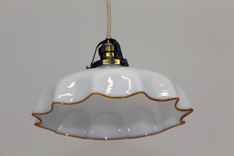 Porcelain Counterweight Lamp, 1910s For Sale at 1stDibs
