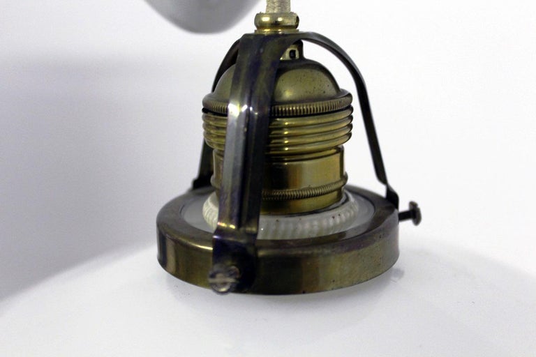 Porcelain Counterweight Lamp, 1910s For Sale at 1stDibs