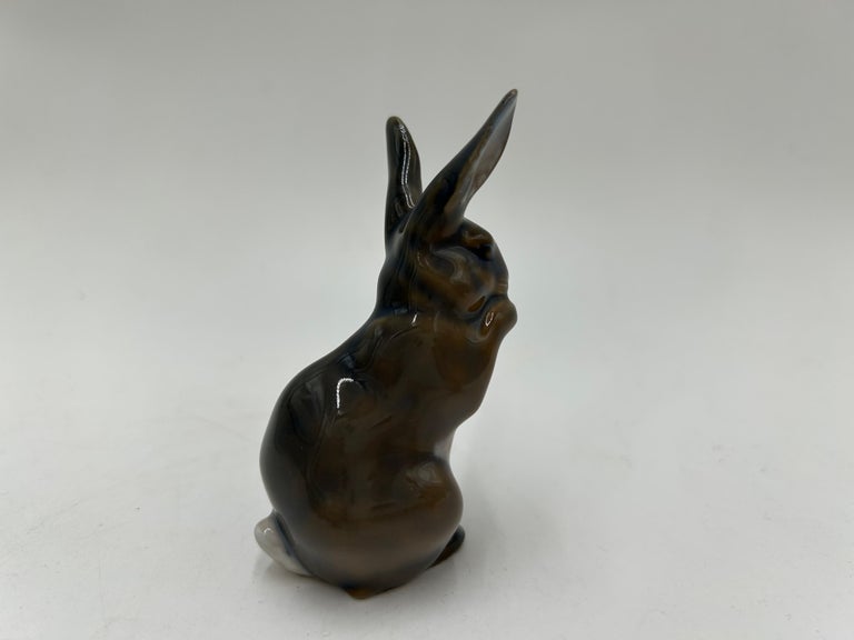 Porcelain Figurine "Hare", Royal Copenhagen, Denmark, 1960s For Sale at ...