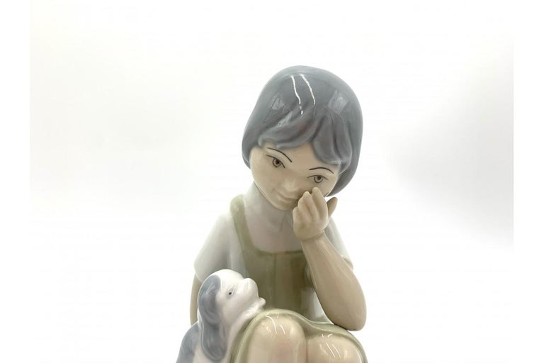 Porcelain figurine of a girl, Miguel Requena, Spain, 1960s For Sale at ...