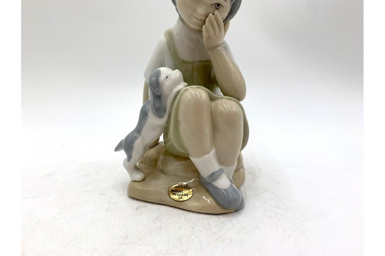 Porcelain figurine of a girl, Miguel Requena, Spain, 1960s For Sale at ...