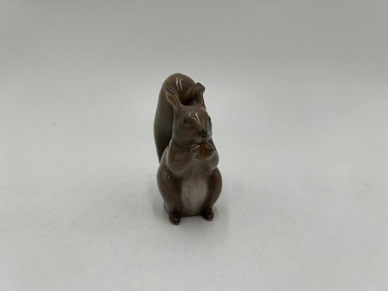 Porcelain Figurine "Squirrel", Royal Copenhagen, Denmark, 1960s For ...