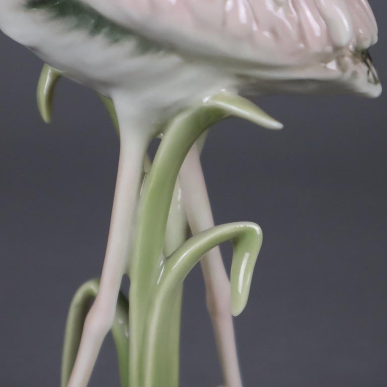 Porcelain „ Flamingo“ by G. Bochmann for AK &Kaiser, West Germany ...