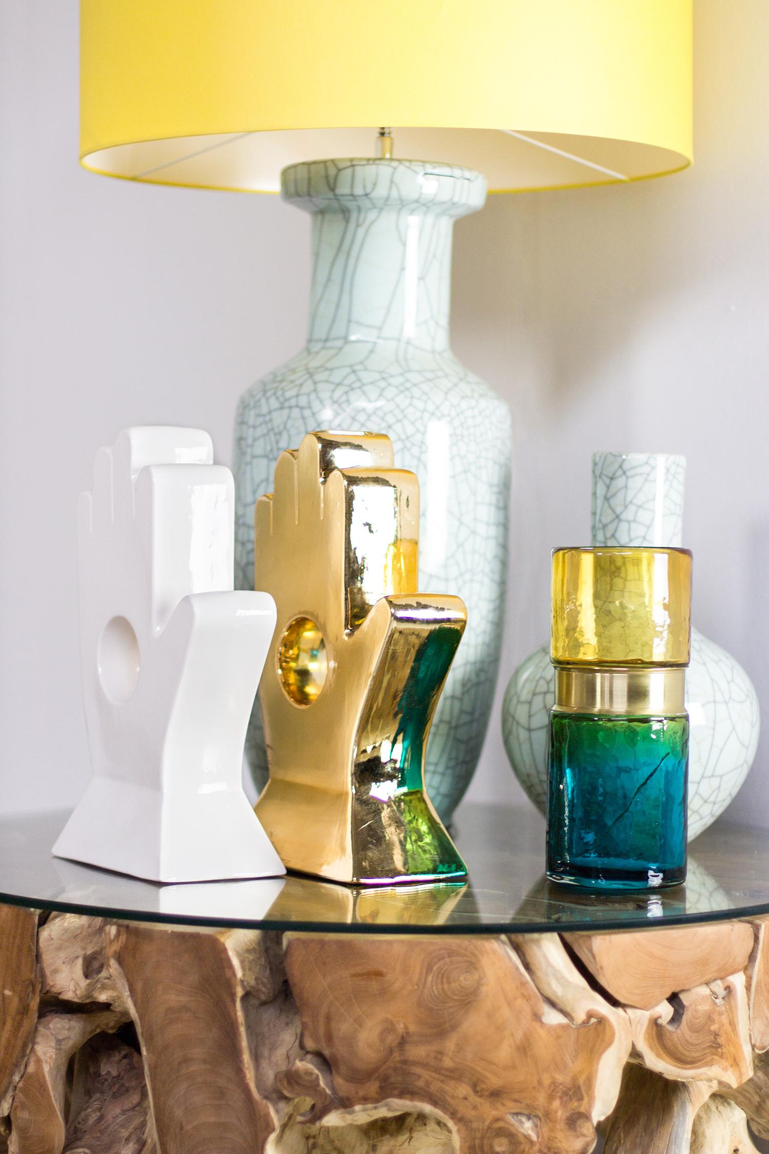 Porcelain Hand Shaped Money Box with Hole For Sale at 1stDibs ...