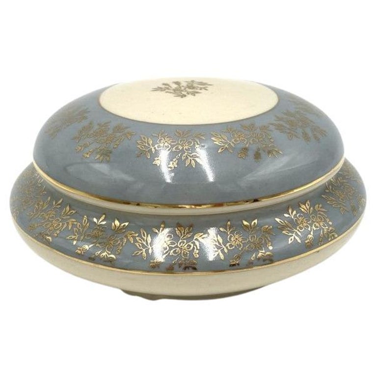 Porcelain Jewellery Box from the Chodziez Manufactory, Poland, 1940s ...