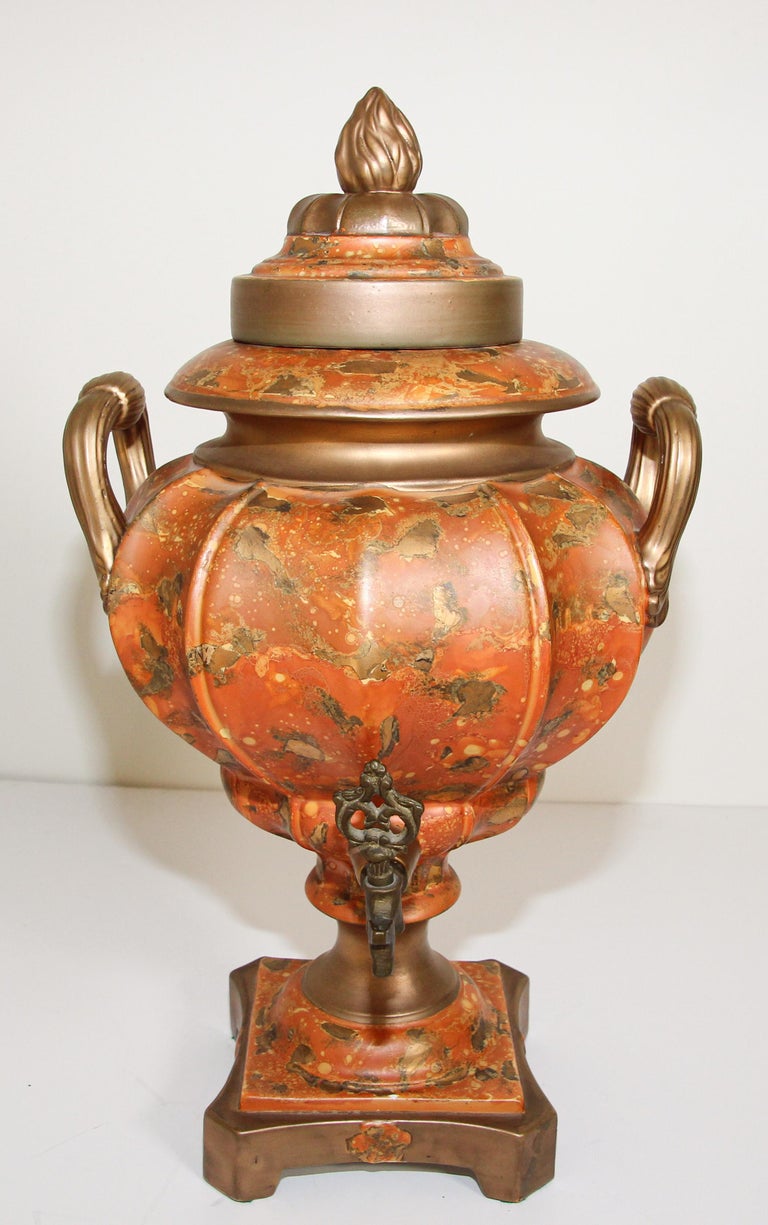 Porcelain Samovar, Tea or Coffee Urn Handmade in Italy For Sale at ...