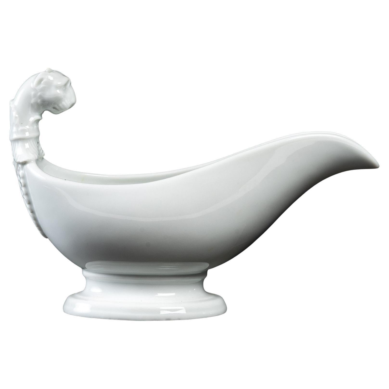 Porcelain Sauce Boat, 19th Century at 1stDibs