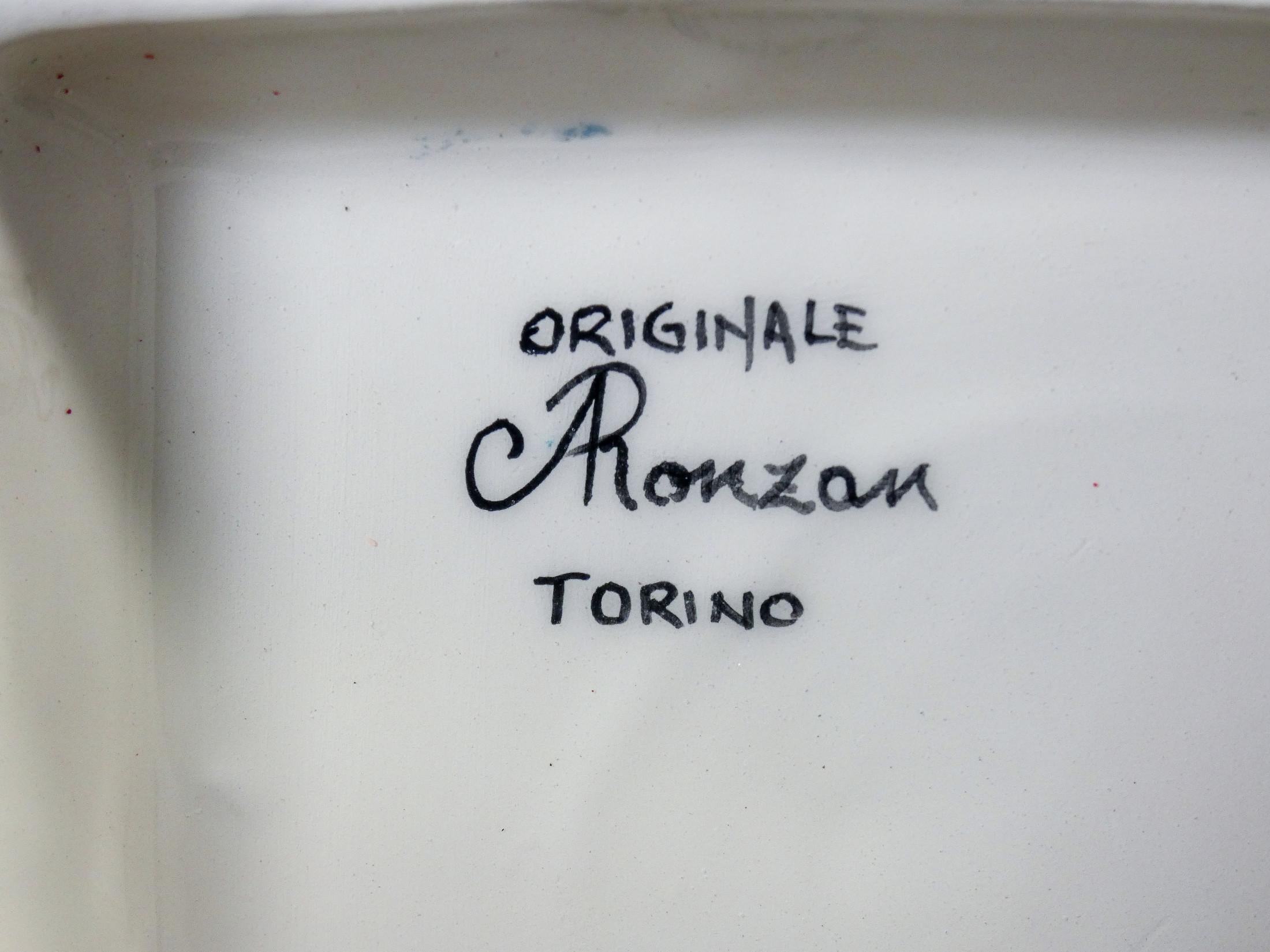 Porcelain Sculpture by Antonio Ronzan, Child, 1930s For Sale at 1stDibs