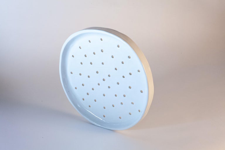 Porcelain Sieve Tray by Christine Roland For Sale at 1stDibs