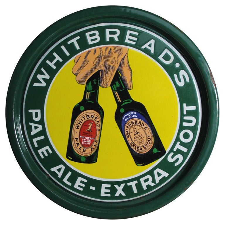 Porcelain Whitbread's Beer Tray, Mid-20th Century at 1stDibs
