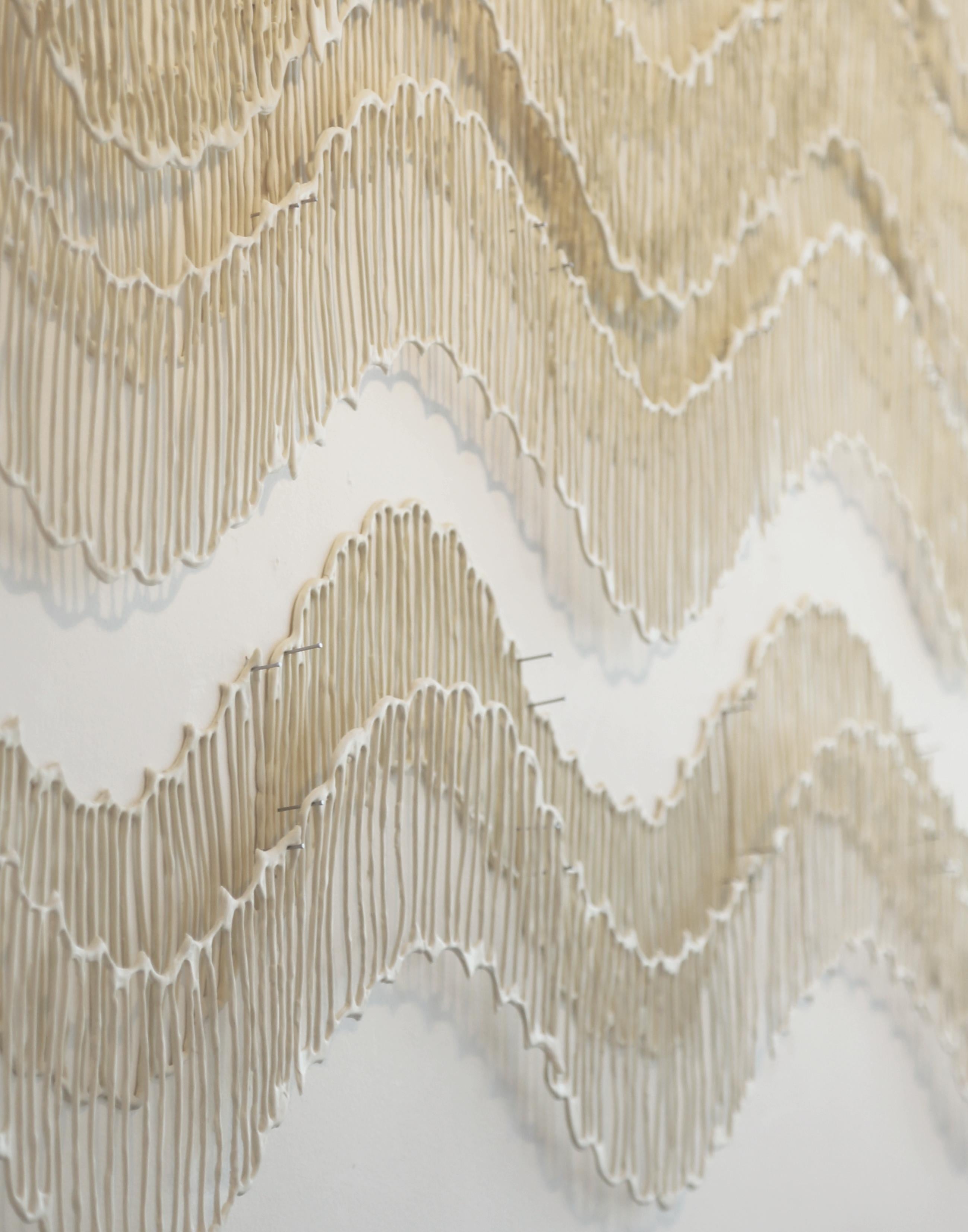 Porcelain Yellow Lace by Lea Nordstrøm For Sale at 1stDibs