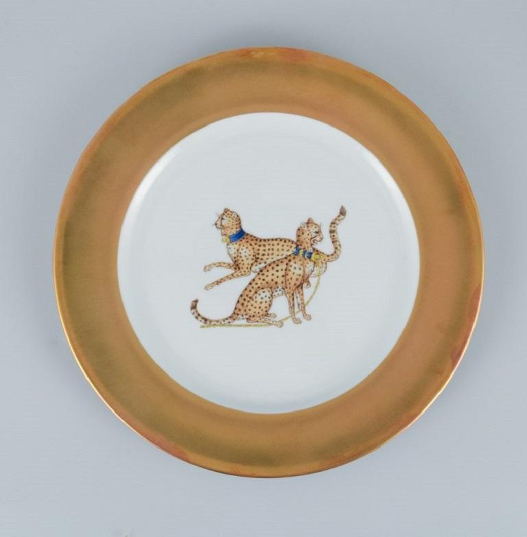 Porcelaine de Paris 'Décor, Chasses Royales', Four Large Cover Plates ...