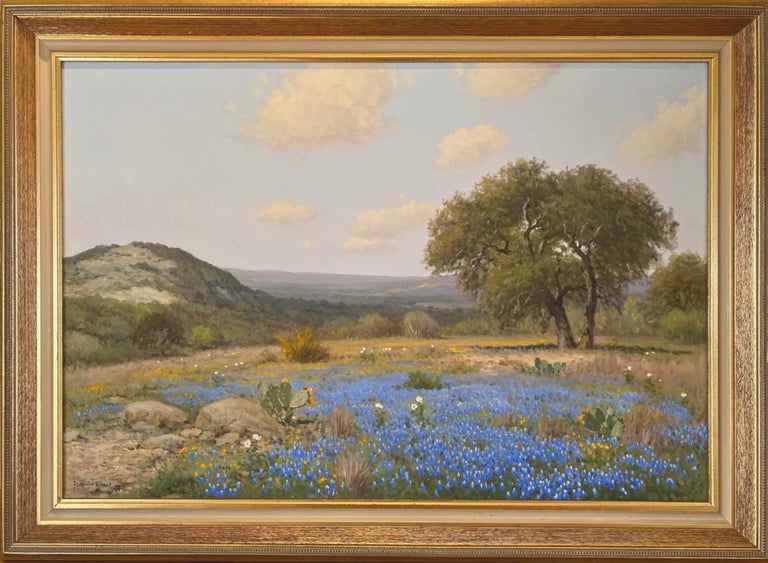 Porfirio Salinas - BIG ROCK BLUES "BLUEBONNETS" Texas Hill Country ...