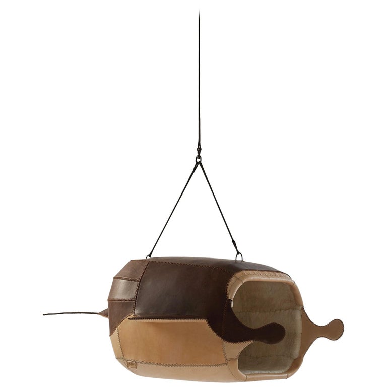 Porky Hefer, "M.Heloise: Manta Ray ", Leather and Sheepskin Seating Pod ...
