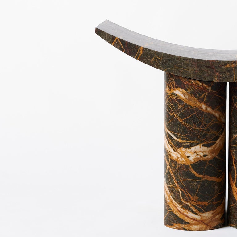 Port Laurent Marble Gamma Stool by Pietro Franceschini For Sale at 1stDibs