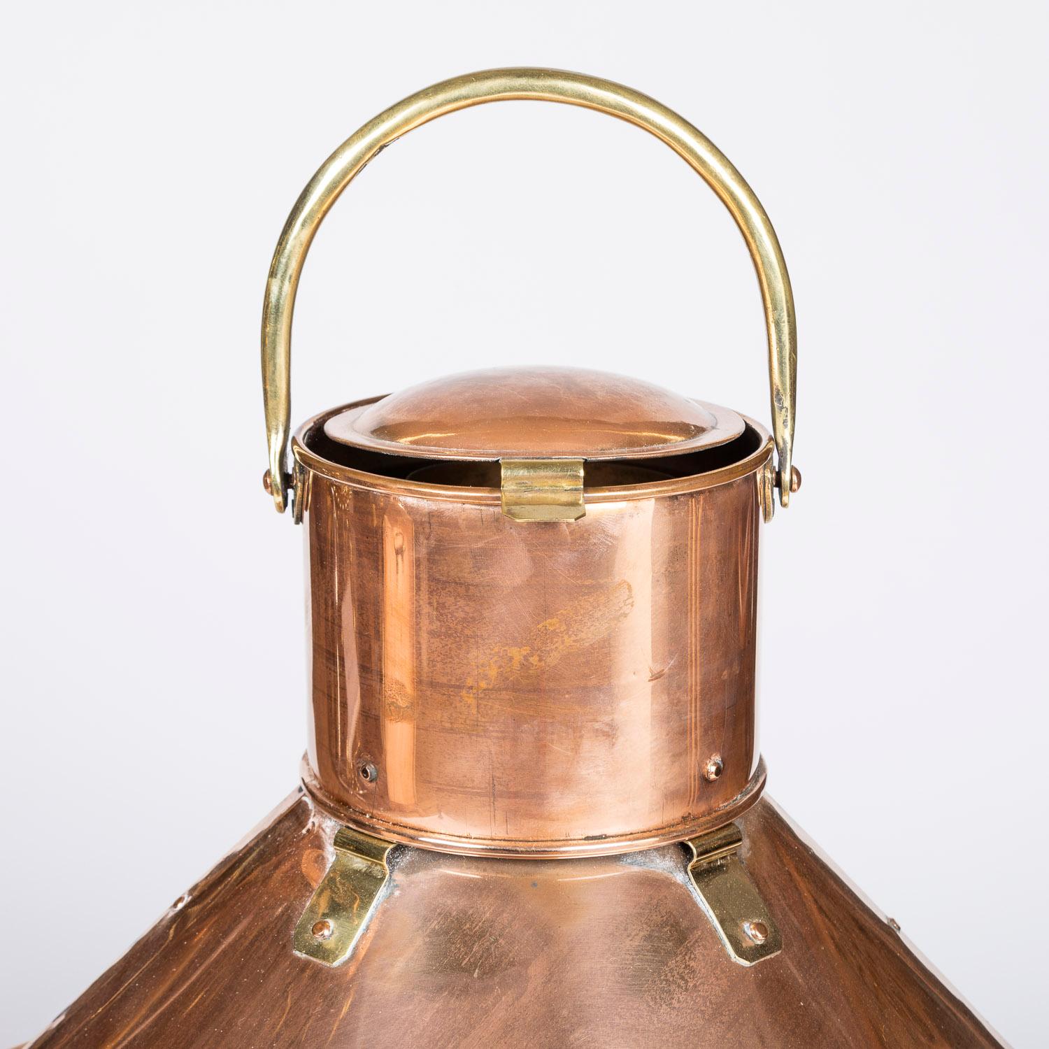 Port and Starboard Copper Ship's Lights For Sale at 1stDibs