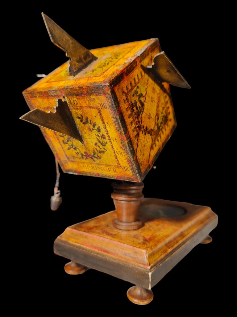 Portable cube sundial David Beringer ca. 1780–1821 Beringer is best ...