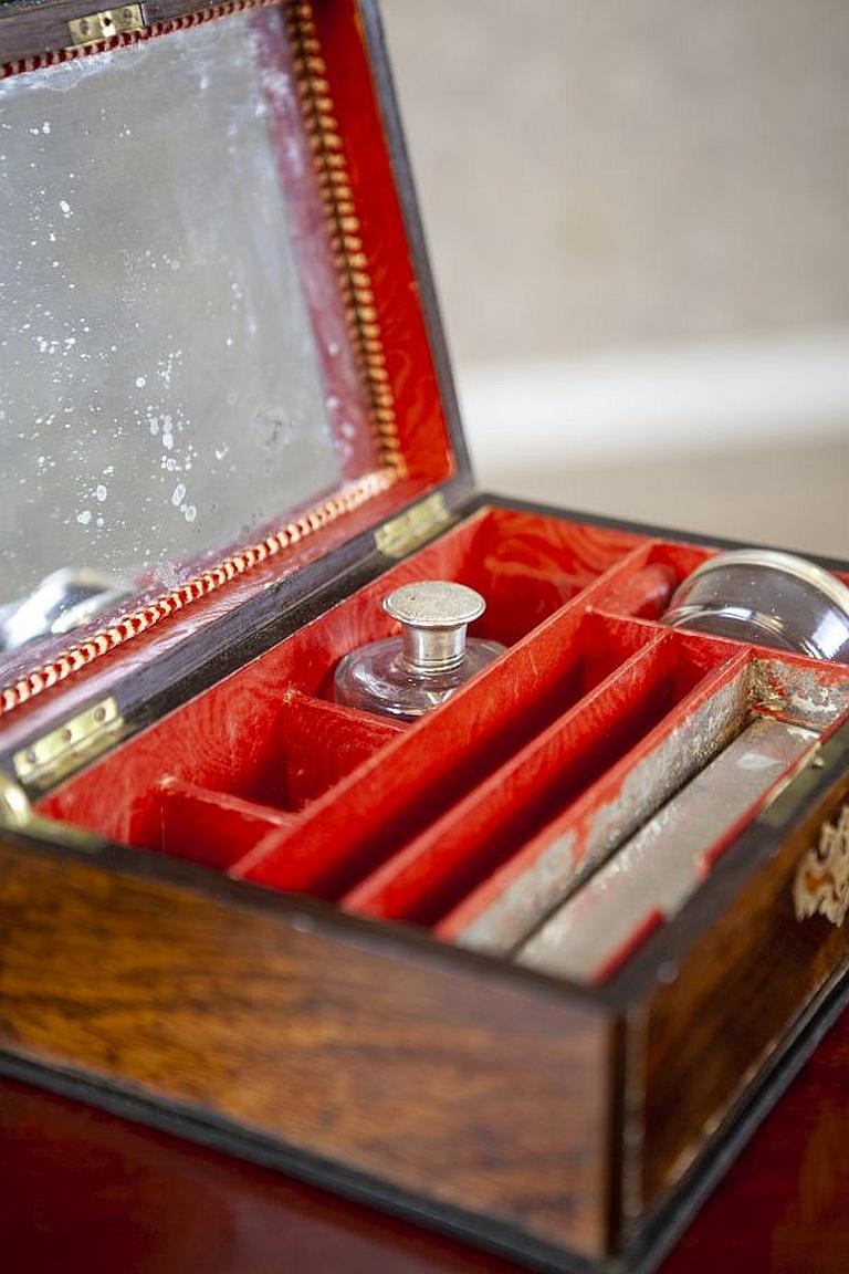 Richly Inlaid Portable Dressing Table from the 19th Century For Sale at ...