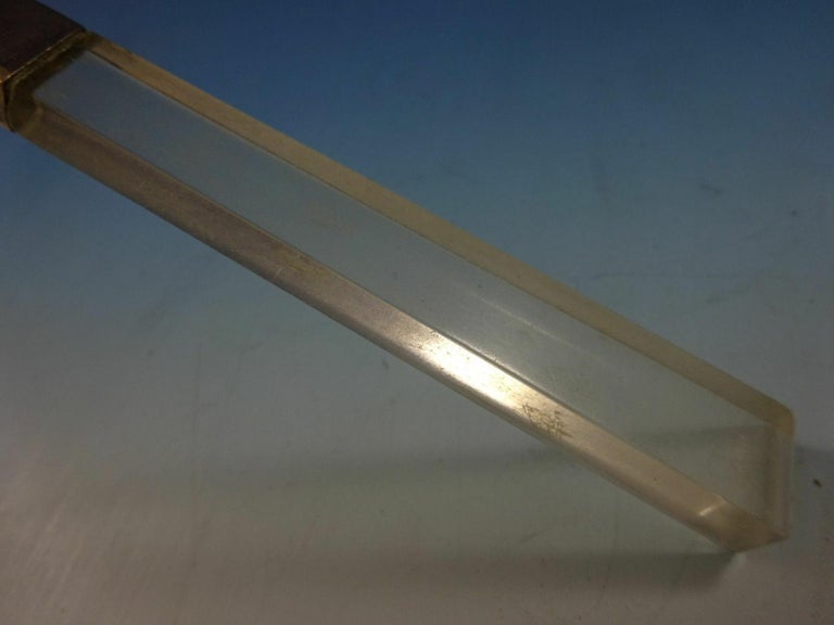 Porter Blanchard Sterling Silver and Lucite Flatware Set Service 43 ...